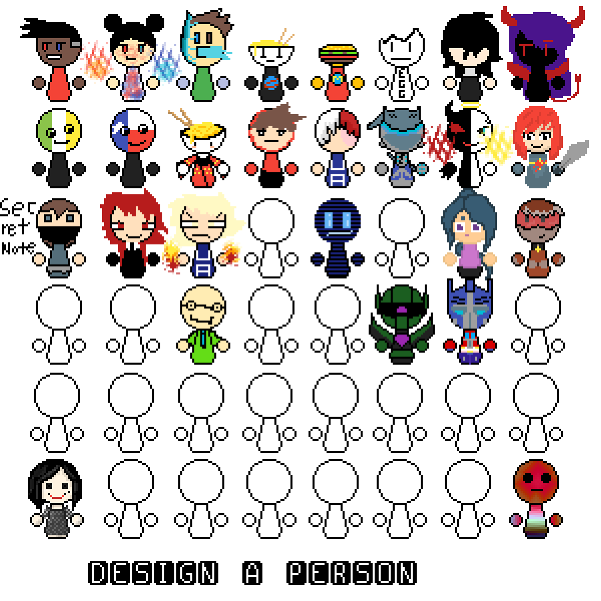 Edición Design a Person - Herramienta gratuita de dibujo en línea de ...