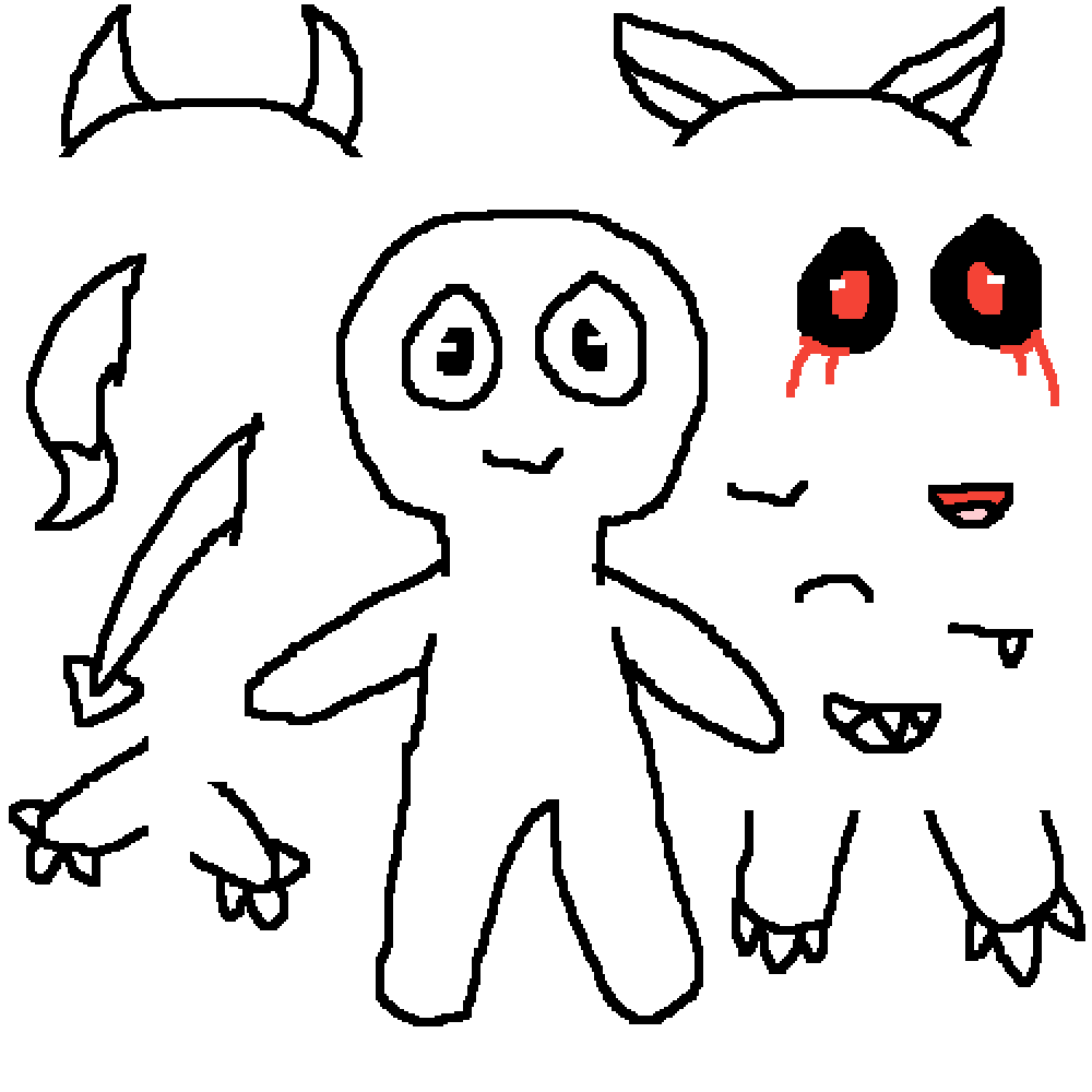 Pixilart - Make Your Own Creepypasta OC! by SkyPupperz