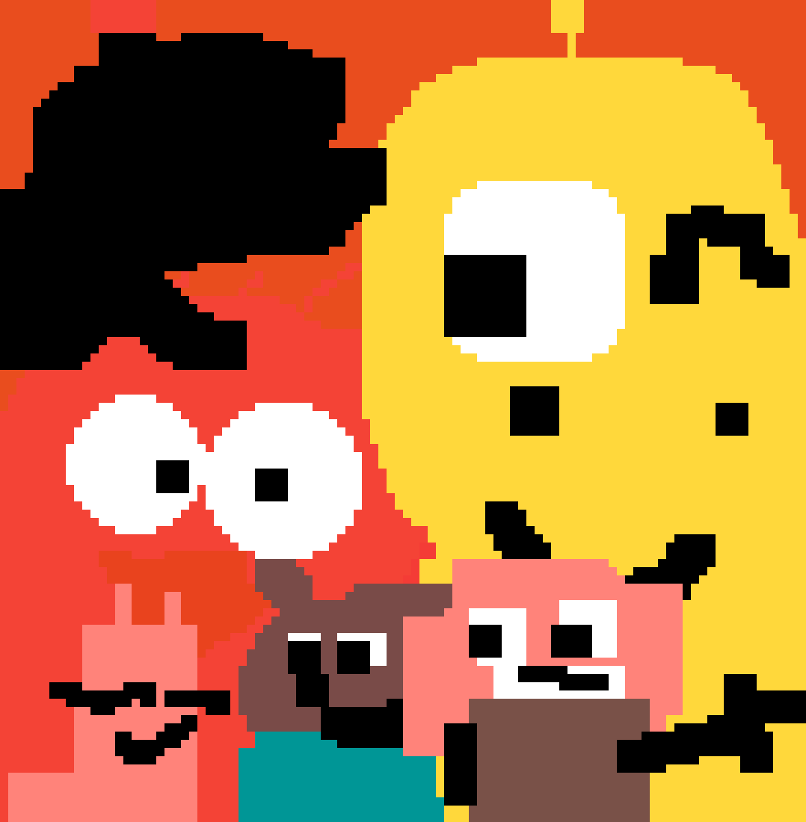 Editing tHE LARVA FAMILY - Free online pixel art drawing tool - Pixilart