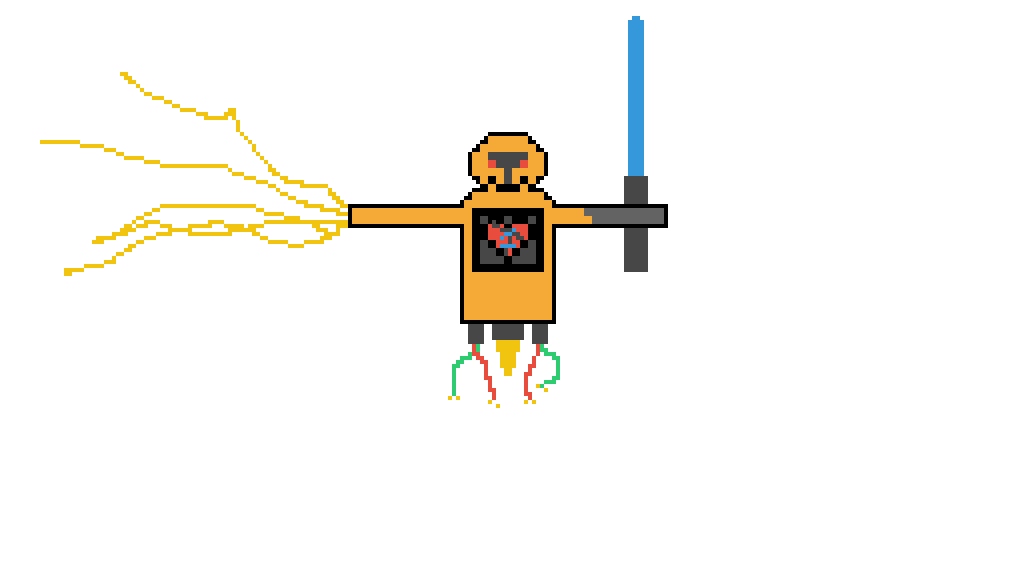 Editing Jedi-Sith using force lightning - Free online pixel art drawing ...