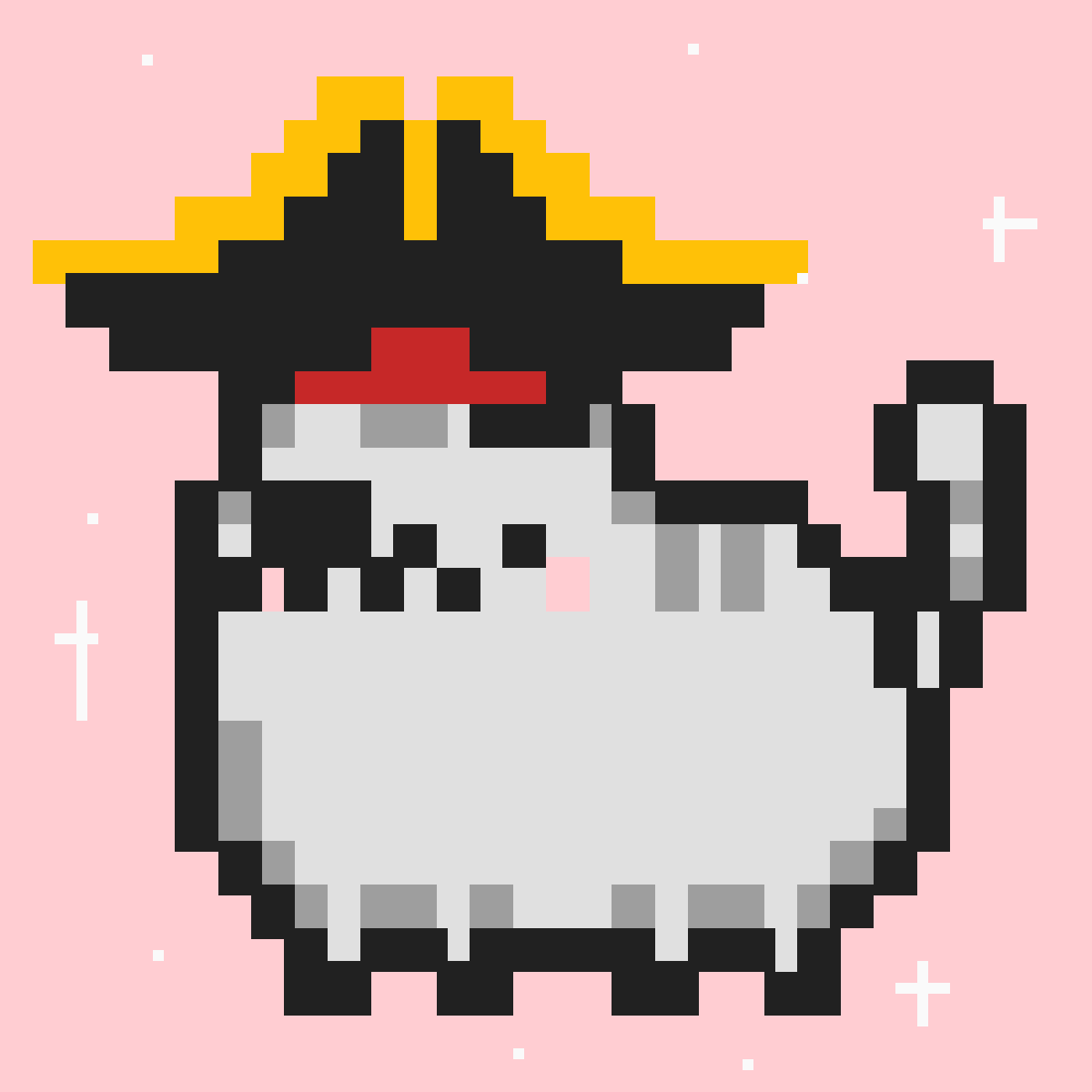 Pixilart - Pirate cat by Frosty-withIce