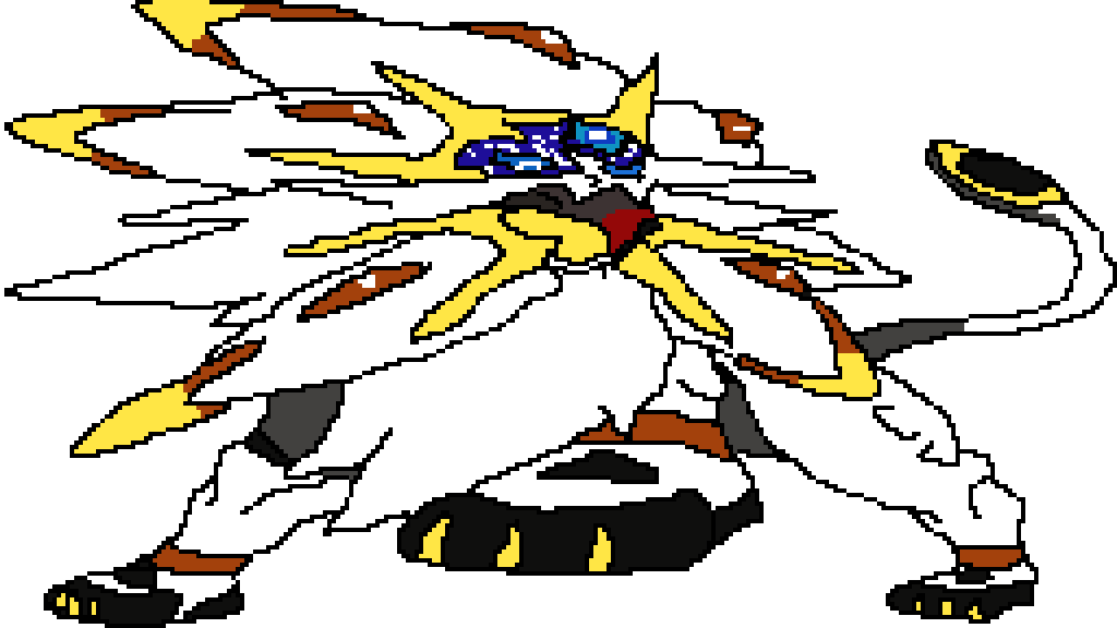 Pixilart - Solgaleo by mrtryhard112