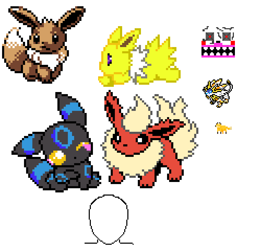 Editing POKEMON+lame human - Free online pixel art drawing tool - Pixilart