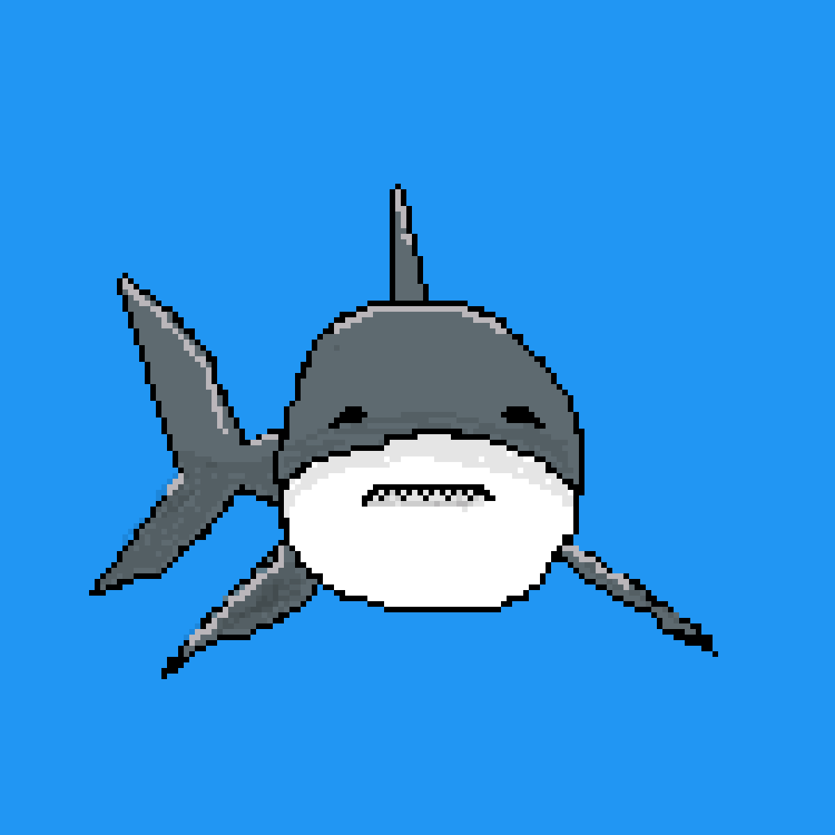 Pixilart - shark by muhsincik01