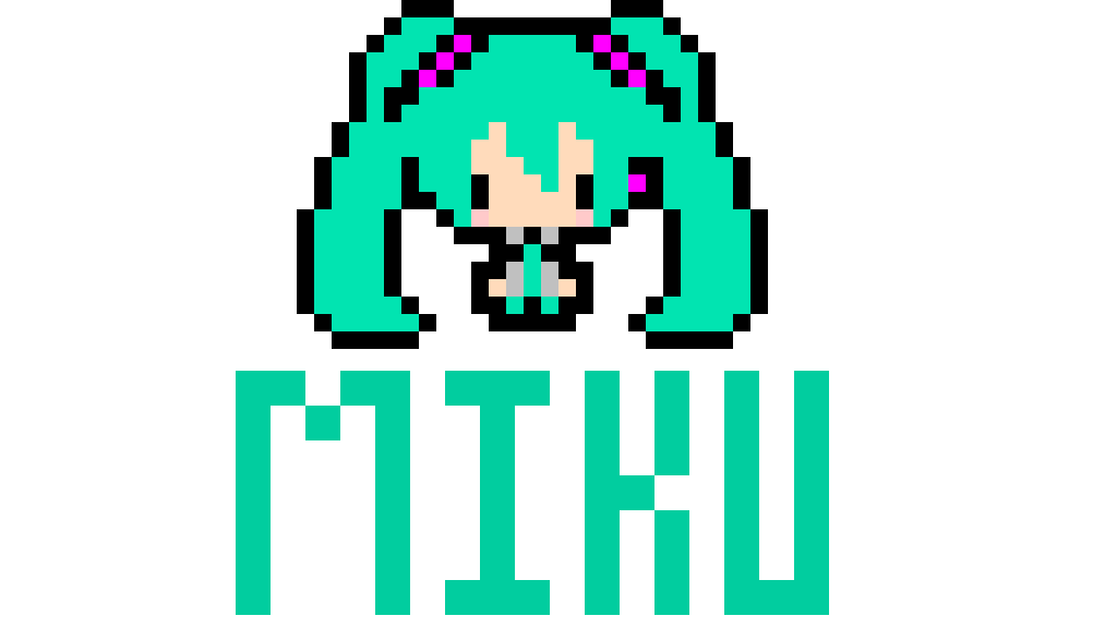 Pixilart - Miku by Sash48