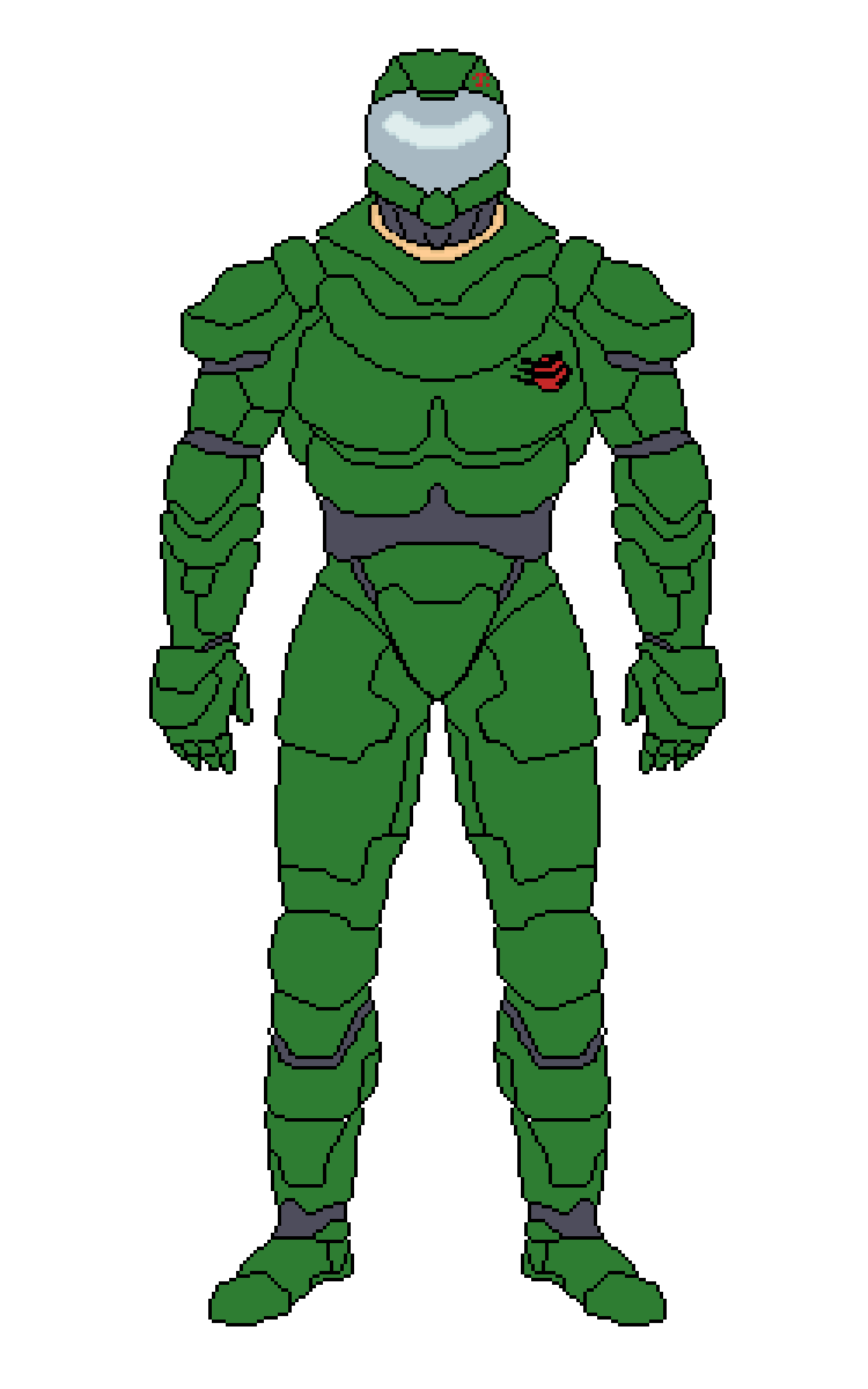 Editing 2019 doom slayer - Free online pixel art drawing tool - Pixilart