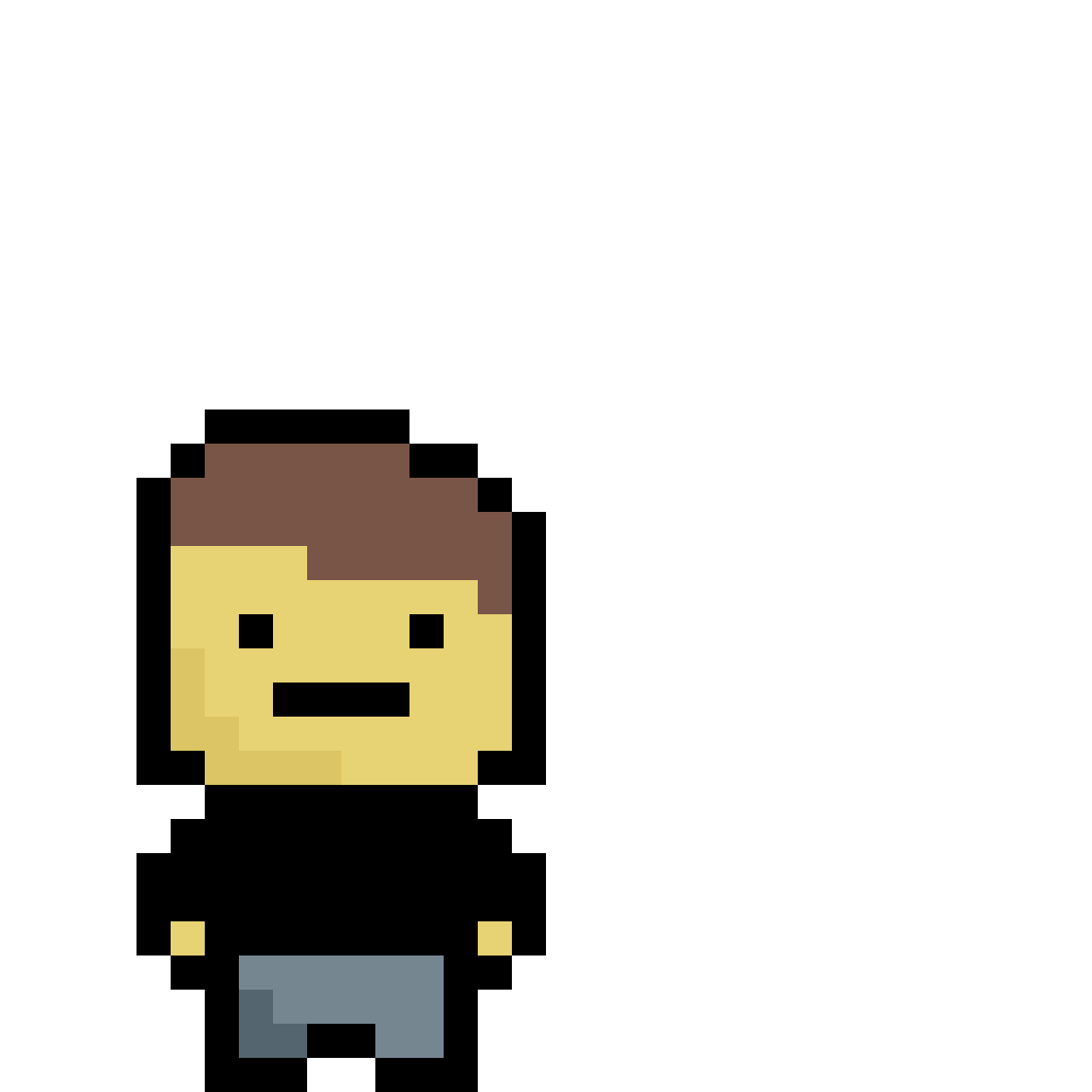 Pixilart - Pixel guy by RoosterRii