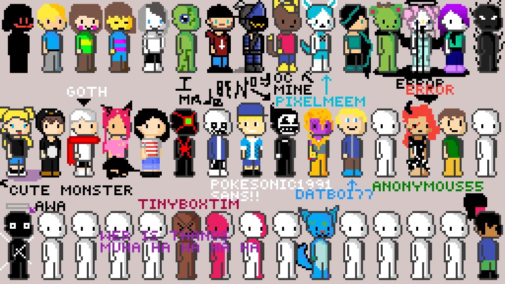 Editing tanothanos - Free online pixel art drawing tool - Pixilart