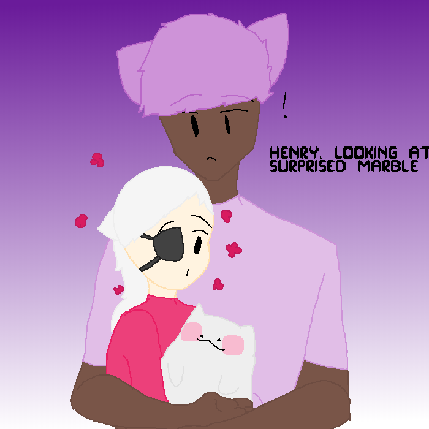 Pixilart - Henry and his kid Marble by hufflepufflife