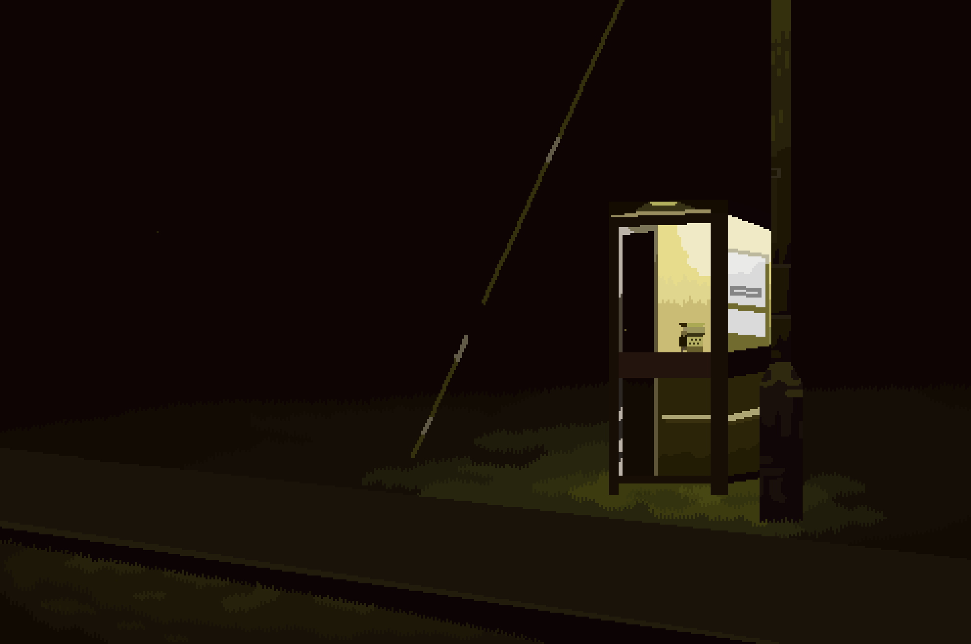 Pixilart - phone booth by RiverWebb