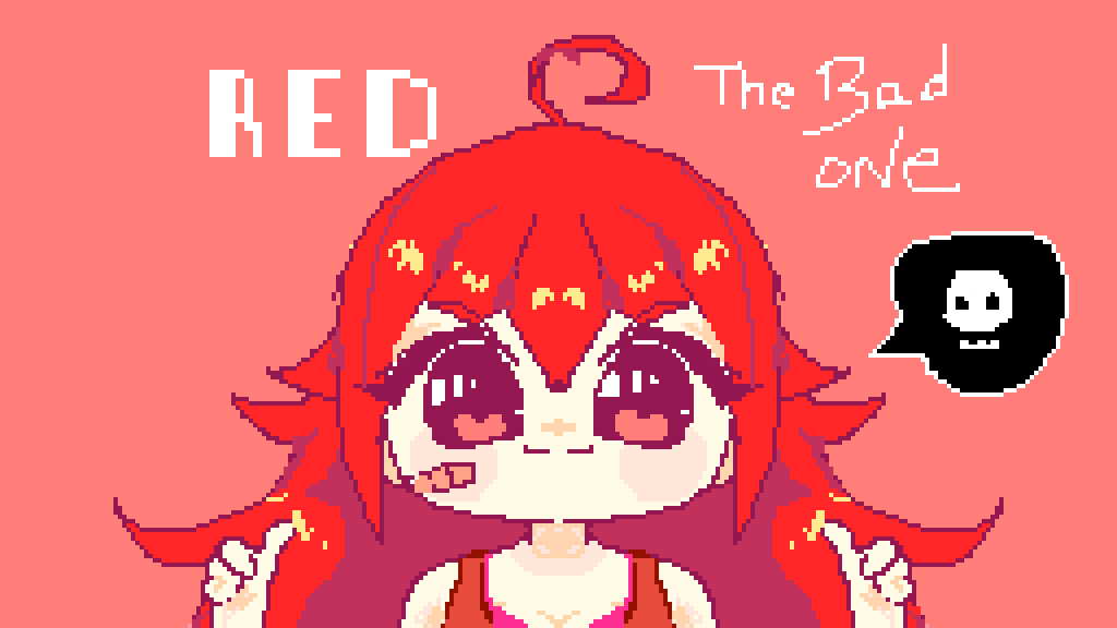 Editing RED: the bad one - Free online pixel art drawing tool - Pixilart