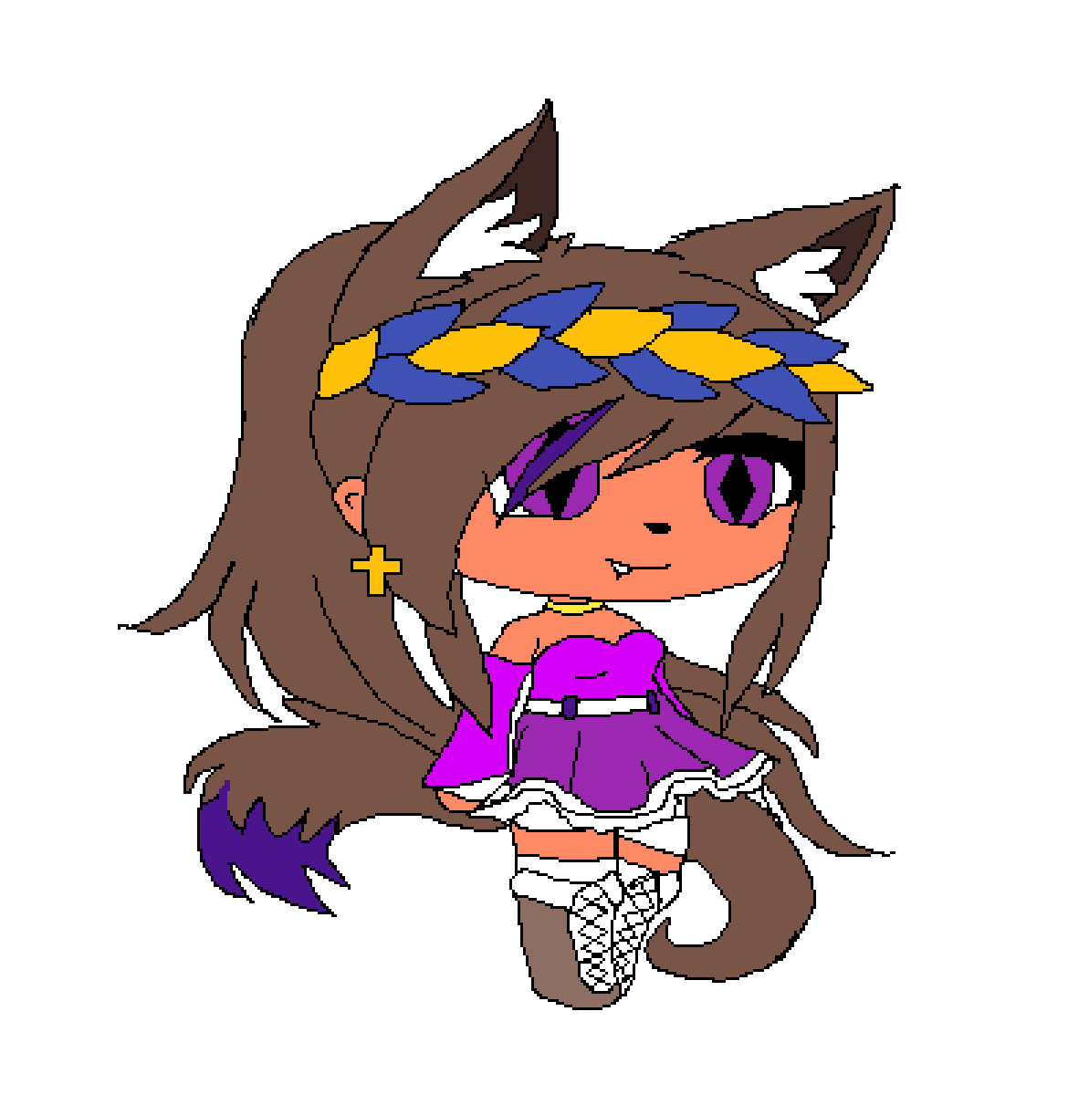 Editing My Gacha Character - Free online pixel art drawing tool - Pixilart