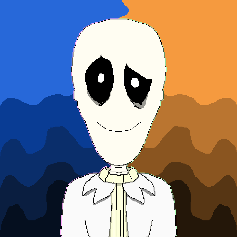 Pixilart - Normal Gaster by crakedSanity