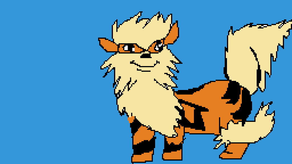 Pixilart - Arcanine by ILOVEUNICORNZ