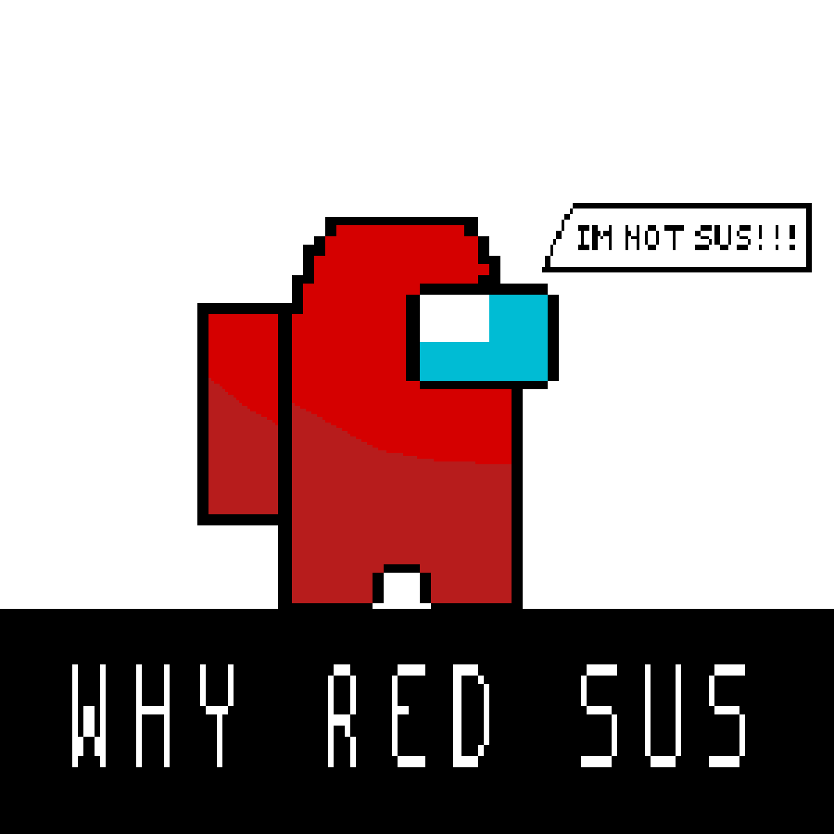 Pixilart - why red sus title page by Yeetsters124