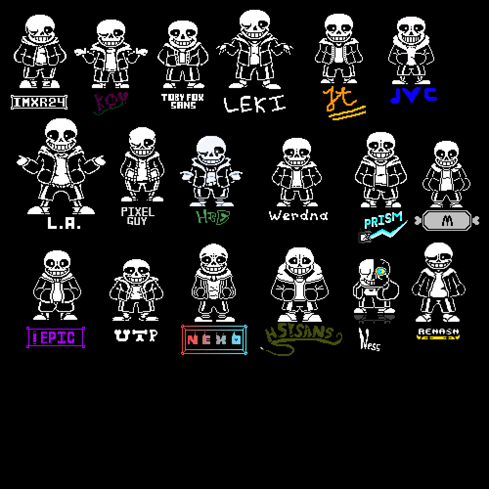 Pixilart - UT Sans collab by PixelTaleRenan