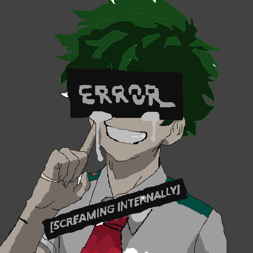 Pixilart - Depressed Deku by DT1oQqDJgyauQEW