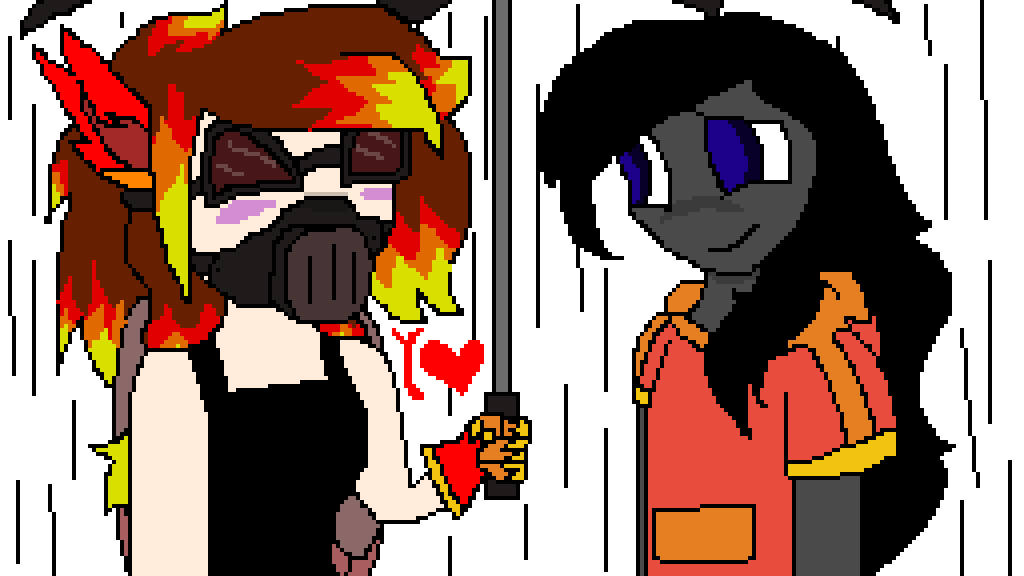 Pixilart - umbrella? (another TF2 collab O3O) by purple100