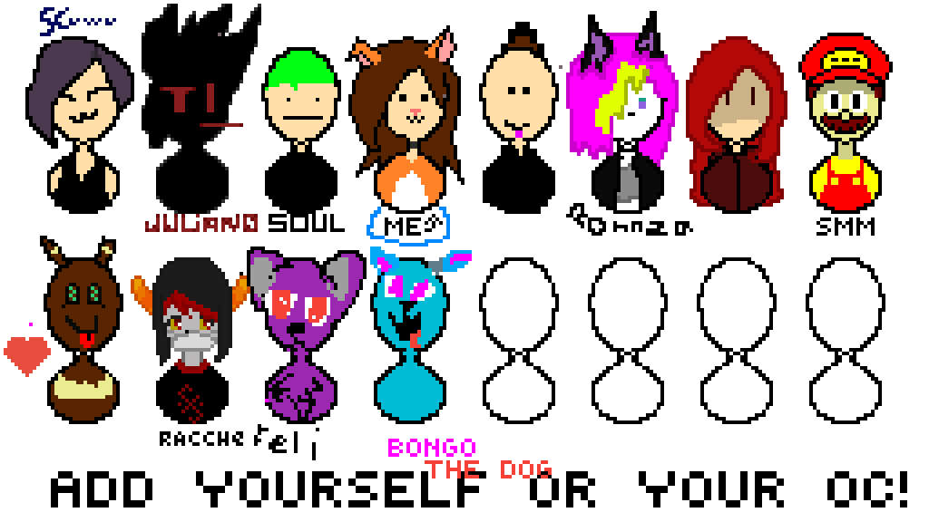 Pixilart - add your oc collab by Bongothedog84