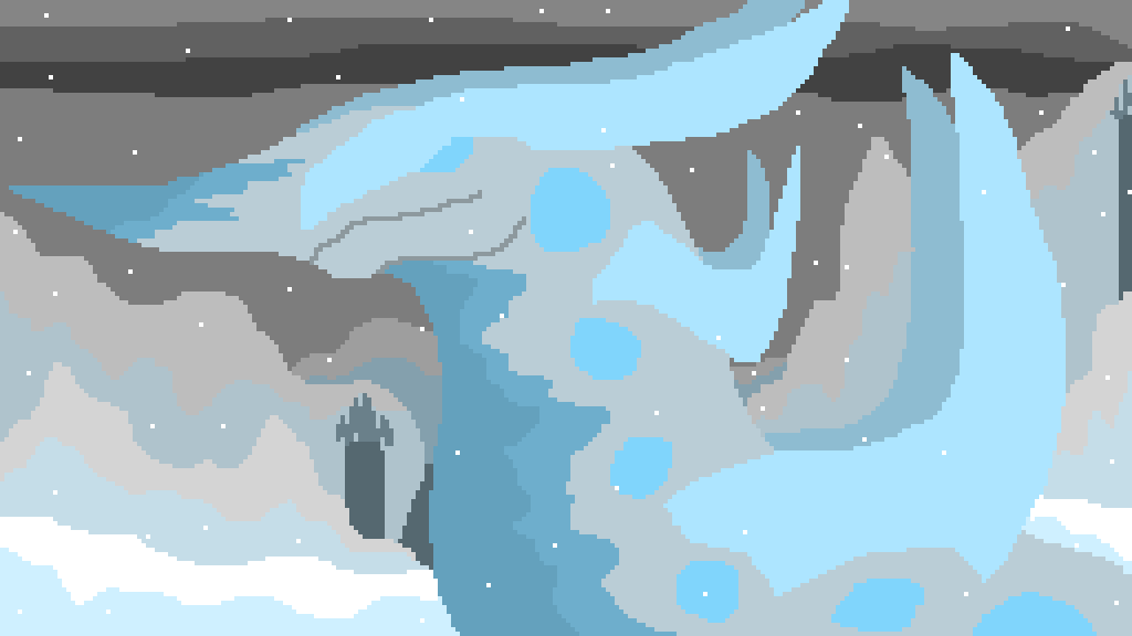 Pixilart - Ice-Pick Dragon by EmeraldSerpent