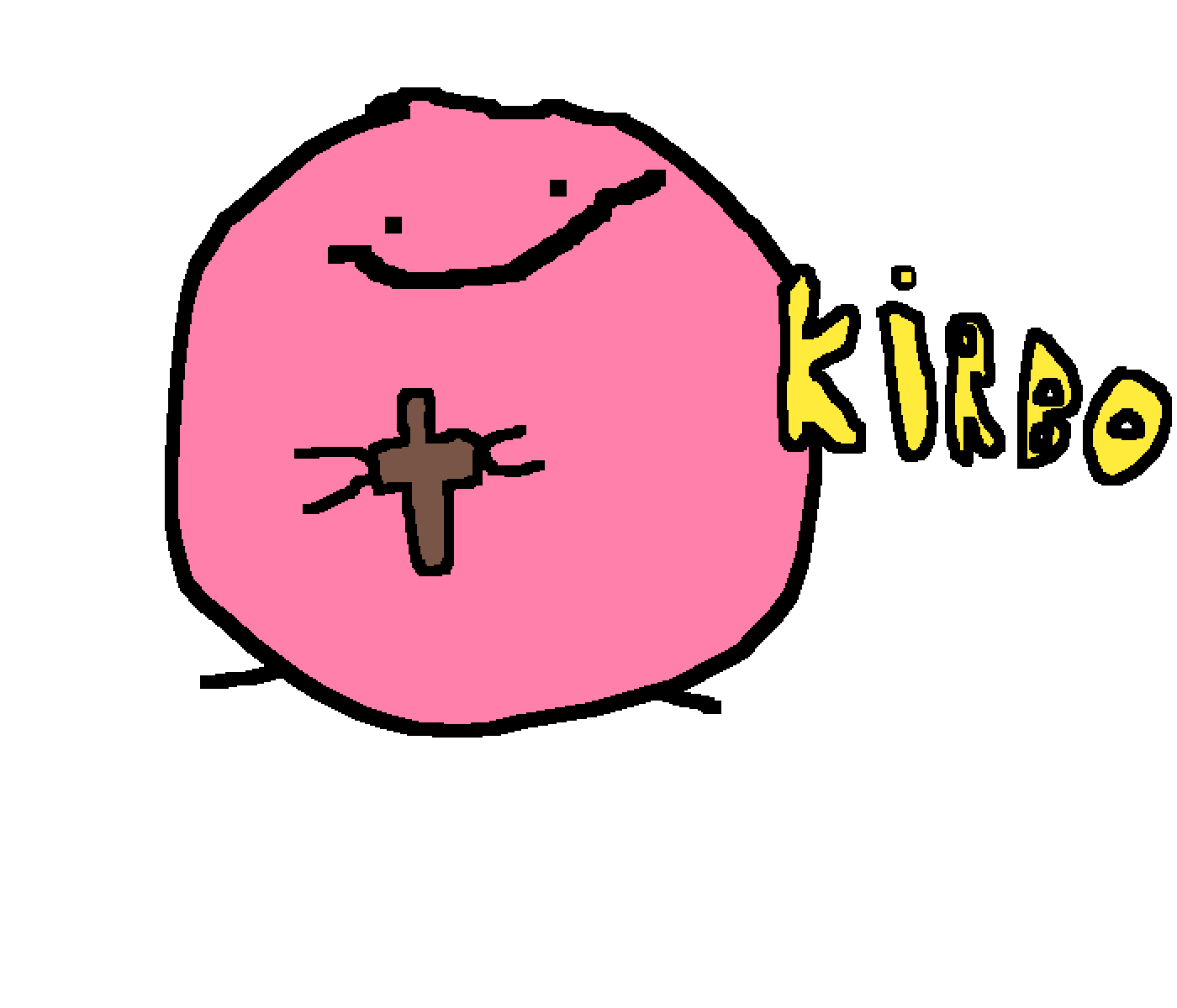 Pixilart - kirbo by Cris-Tries-Pix