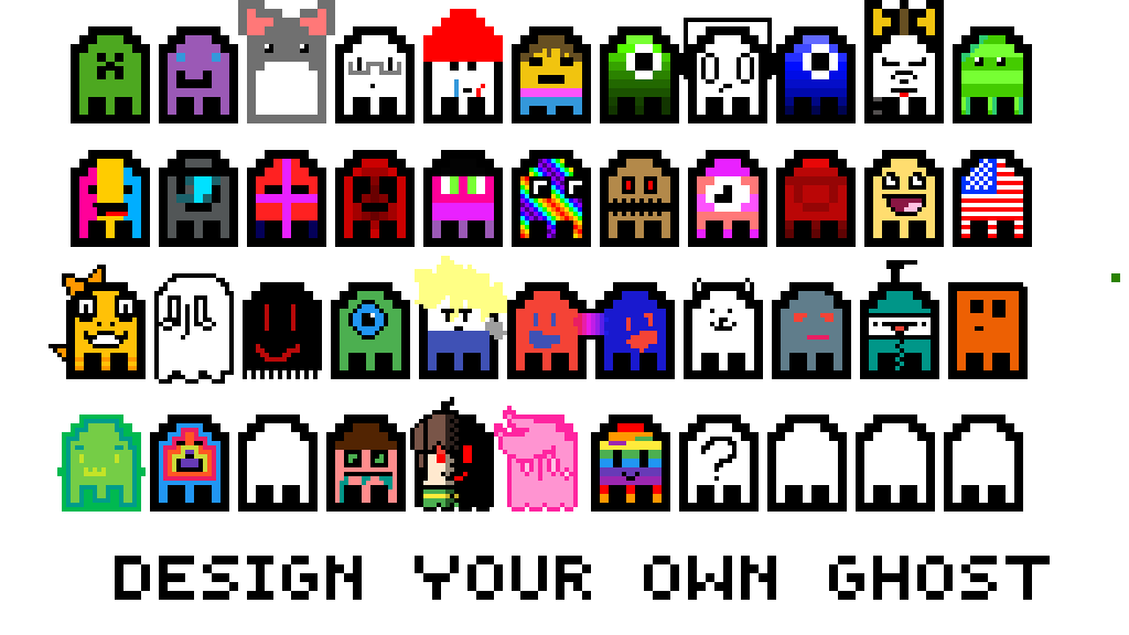 Pixilart - design your own ghost by some-1