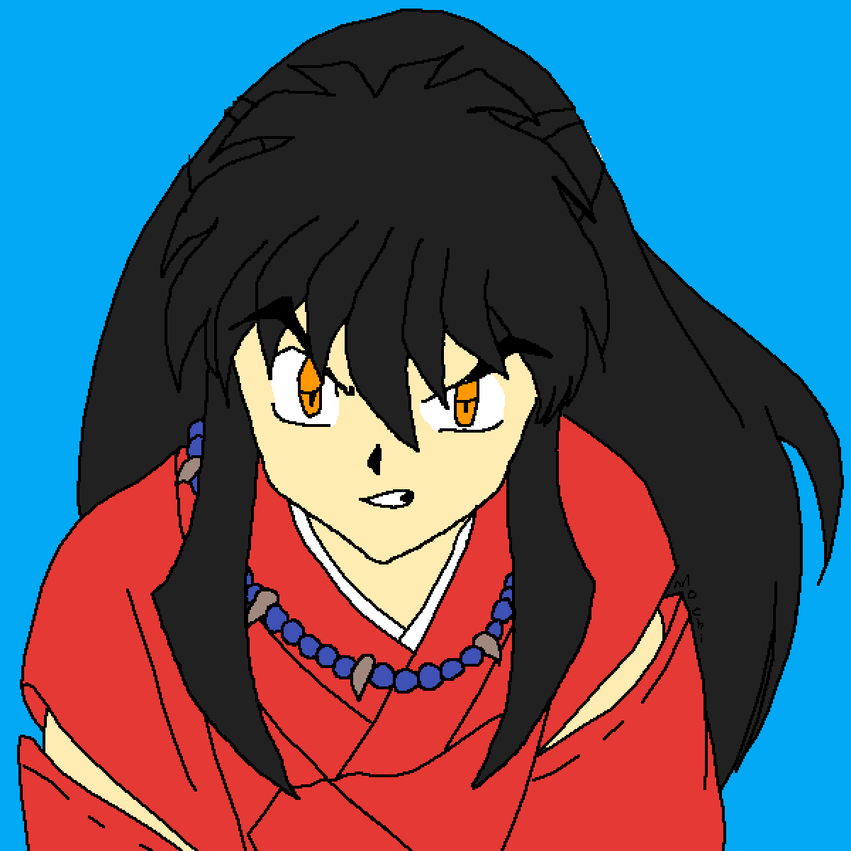 Pixilart - Human Inuyasha by Jared-Belmont