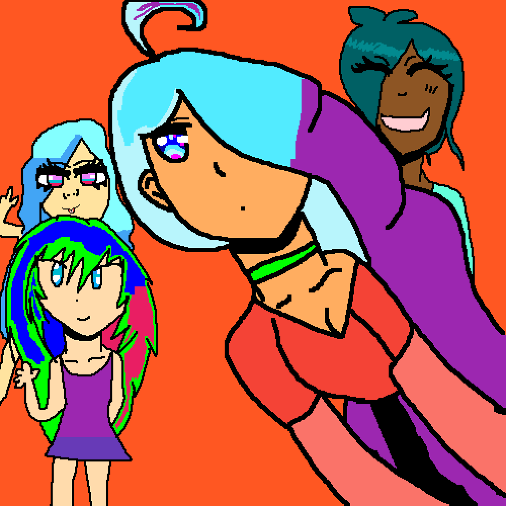 Pixilart - OC FRIENDS by CeleRiv5