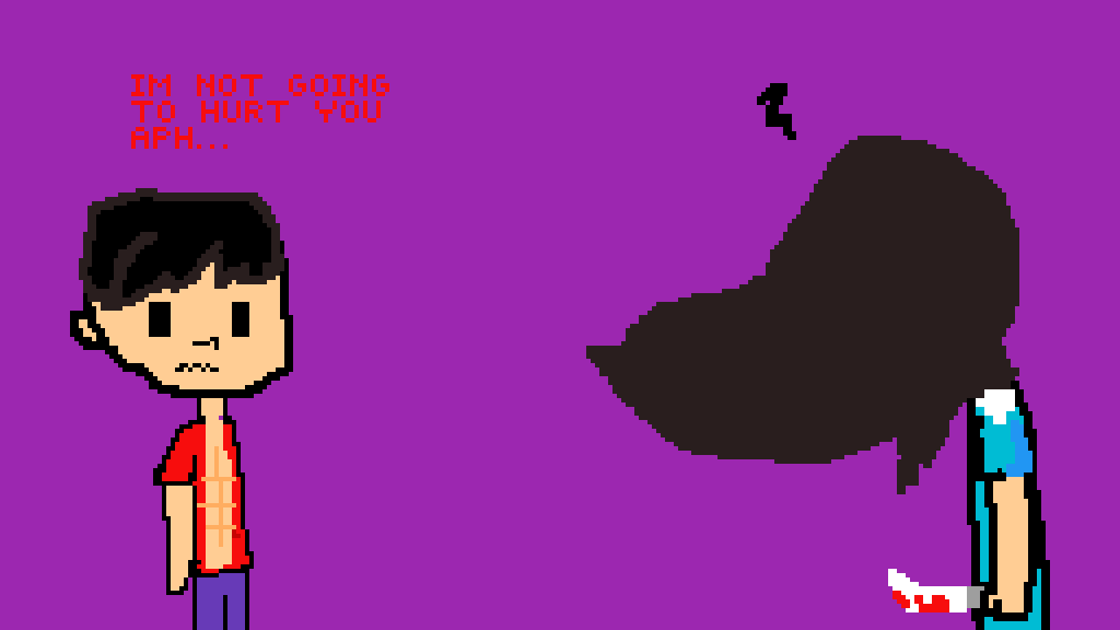 Pixilart - Evil aphmau by Lizzybrodraws