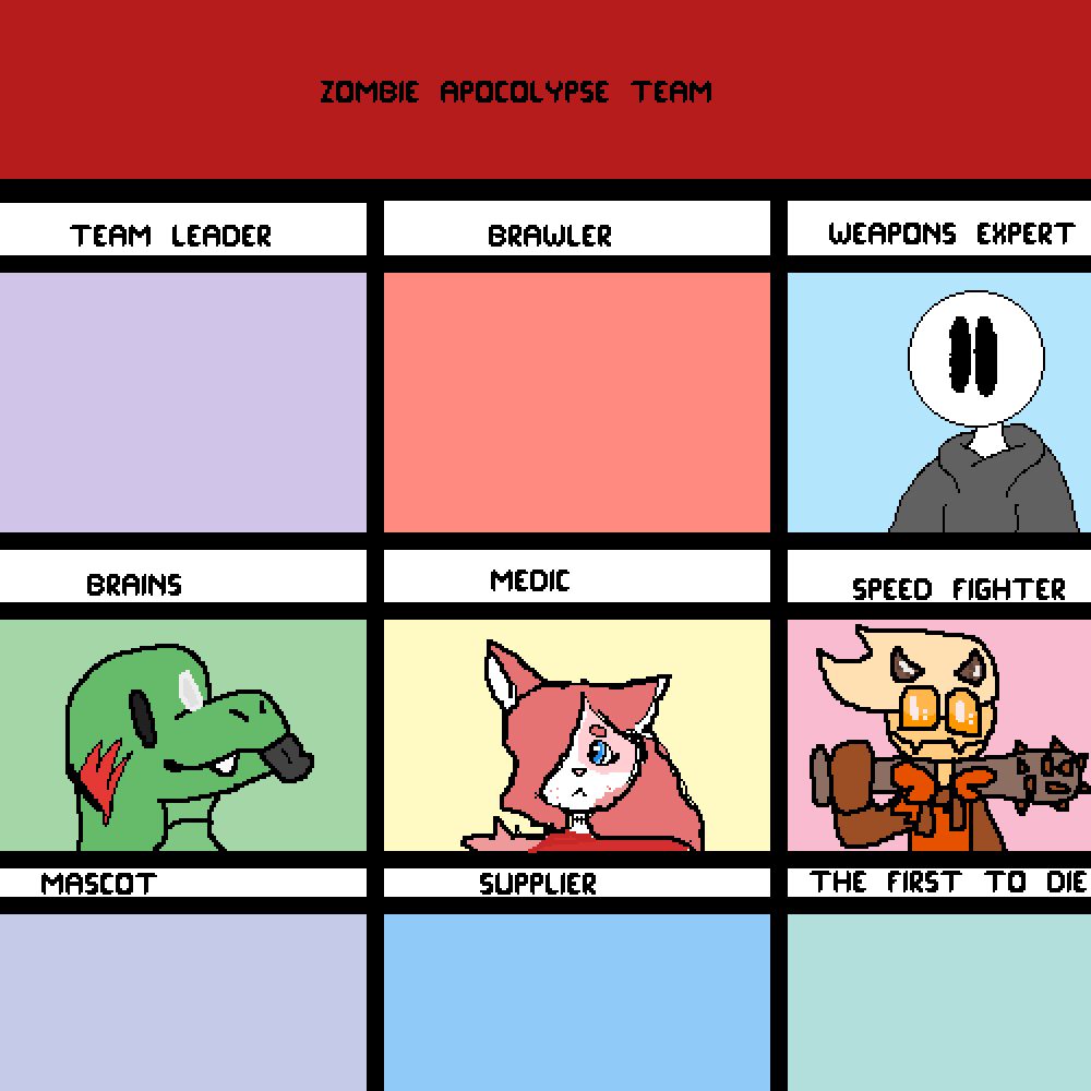 Editing Zombie Apocalypse - Free online pixel art drawing tool - Pixilart