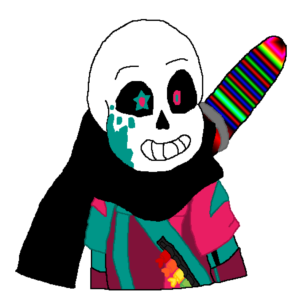 Pixilart - Reverse!Tale Ink Sans by Wintermint