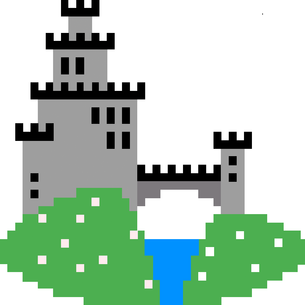 Pixilart - Pixel castel 1 by PIXELDAVE23