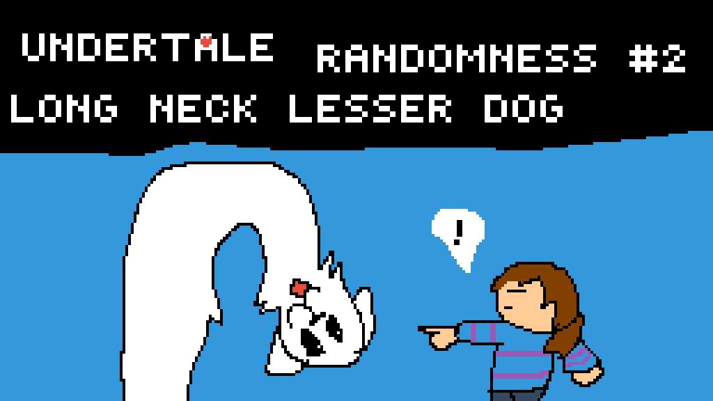 Pixilart - Undertale randomness#2:Long Neck Lesser Dog by Fast-Boi-UwU