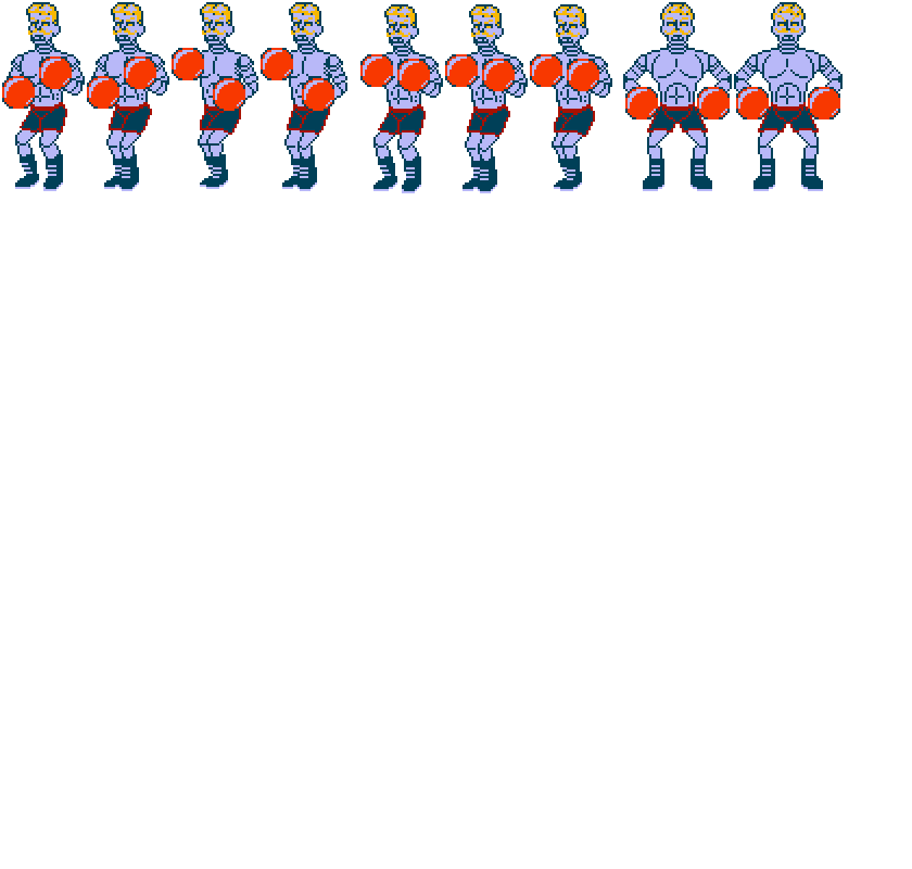 Pixilart - Brawl bot but sprite sheet wip by Tuxedoedabyss03