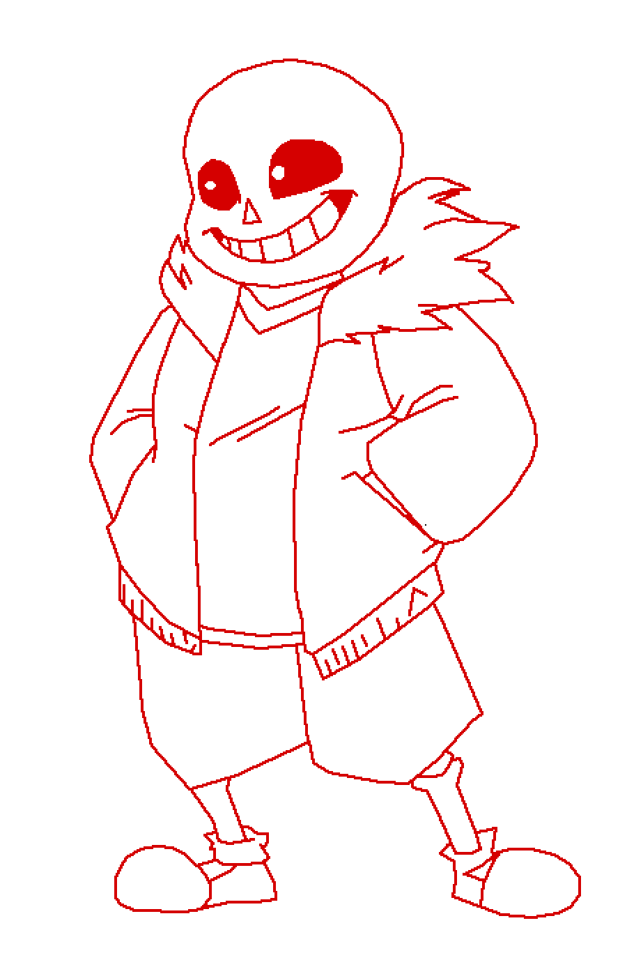 Pixilart - Sans Base by BiggieBaseBoi