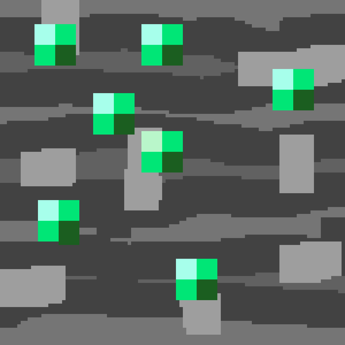 Emerald Ore Minecraft Texture