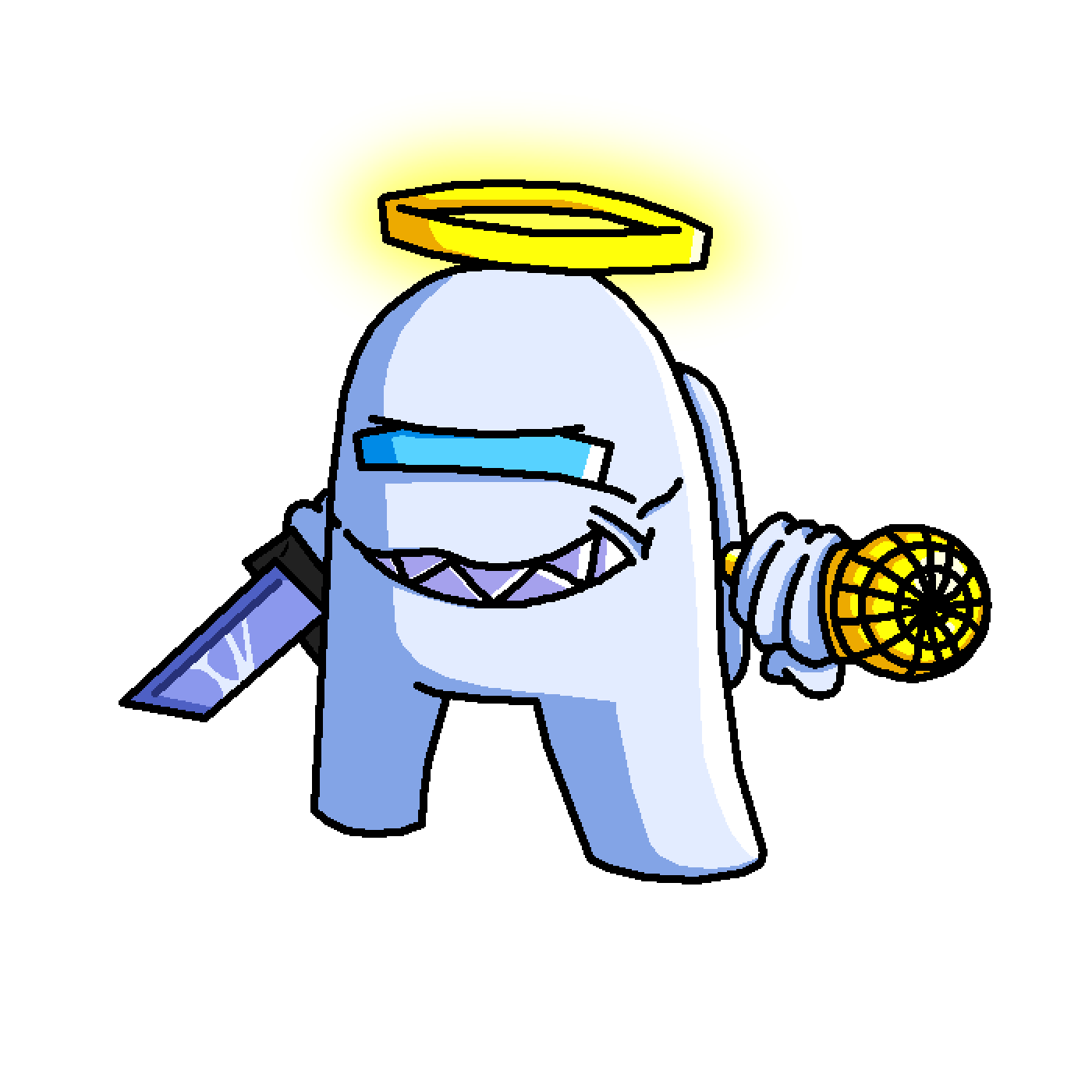 Pixilart - White Impostor by PixilJen