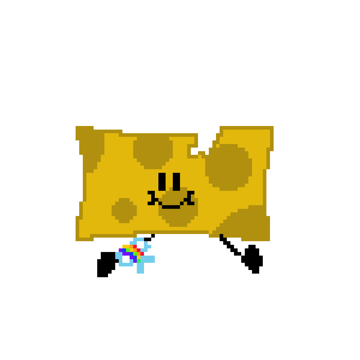 Pixilart - spongy sprite by BFBfanTomato