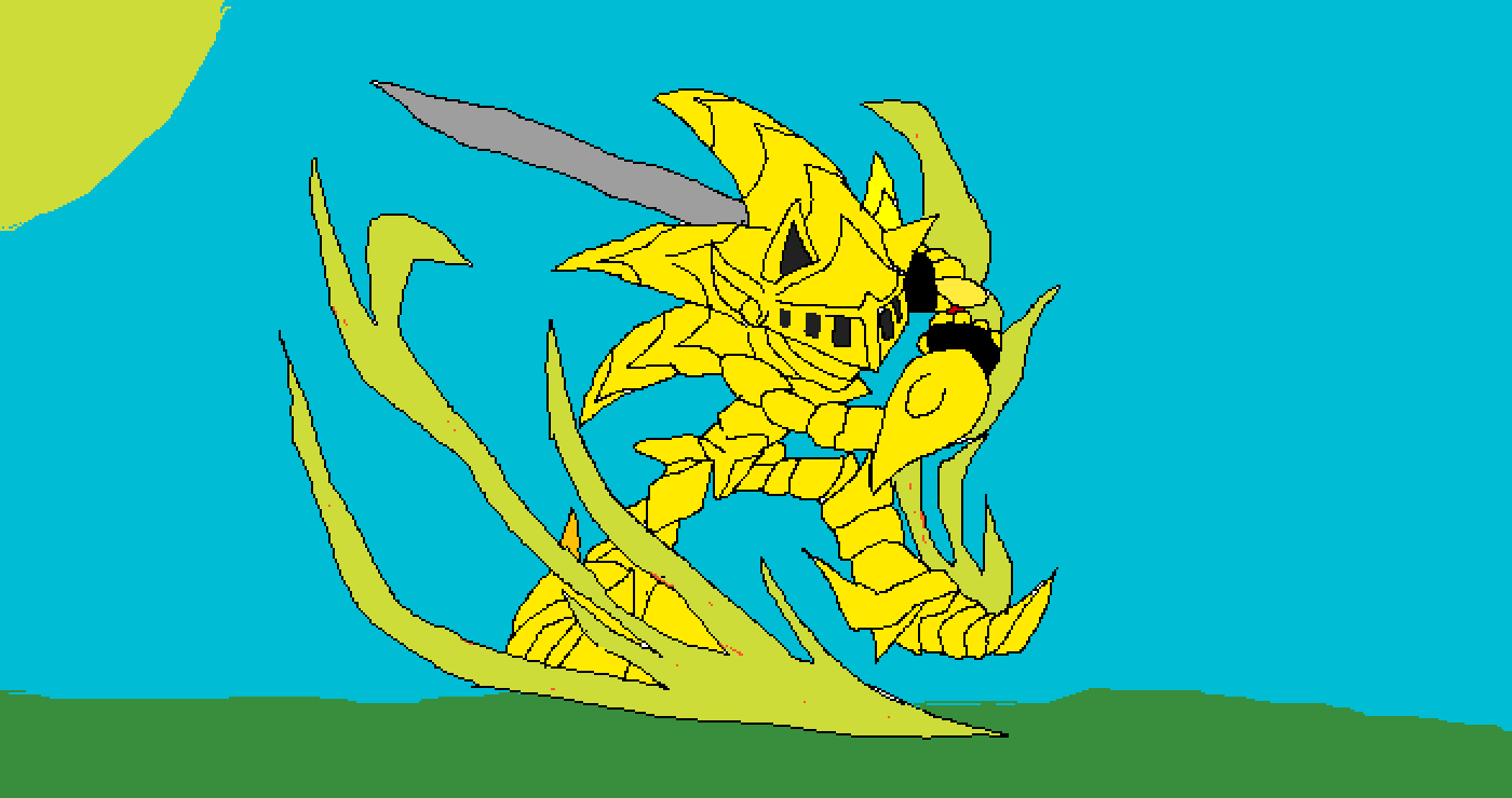 Edición Golden Excalibur Sonic - Herramienta gratuita de dibujo en ...