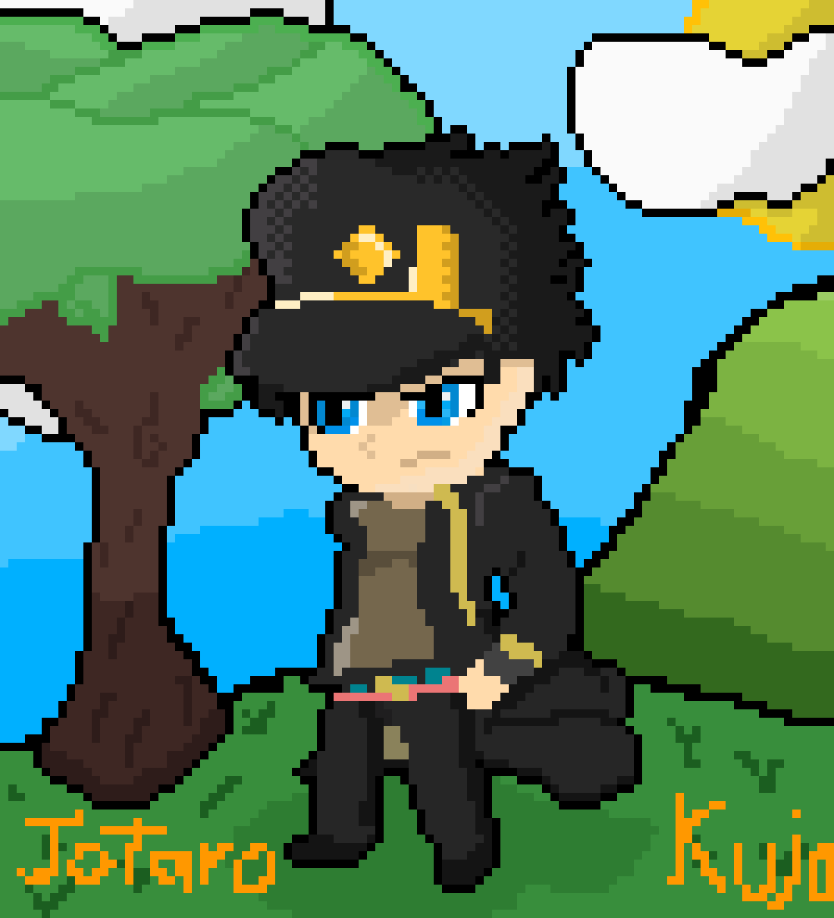 Pixilart - Chibi Jotaro Kujo by JoJoWeeb