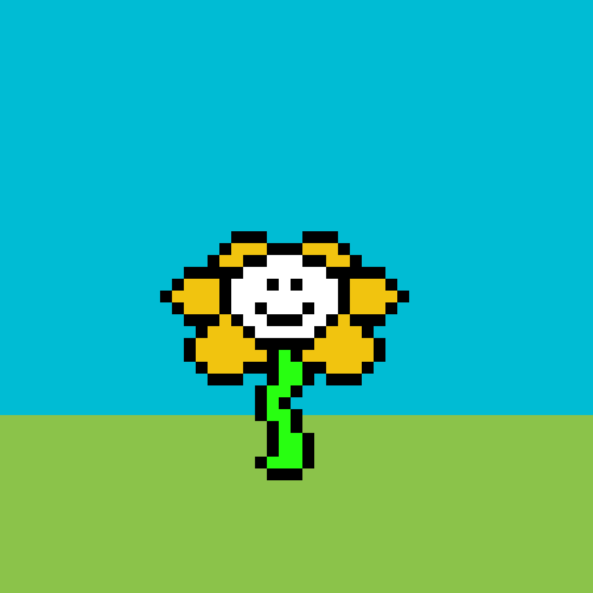 Editing flowey in pokemon - Free online pixel art drawing tool - Pixilart