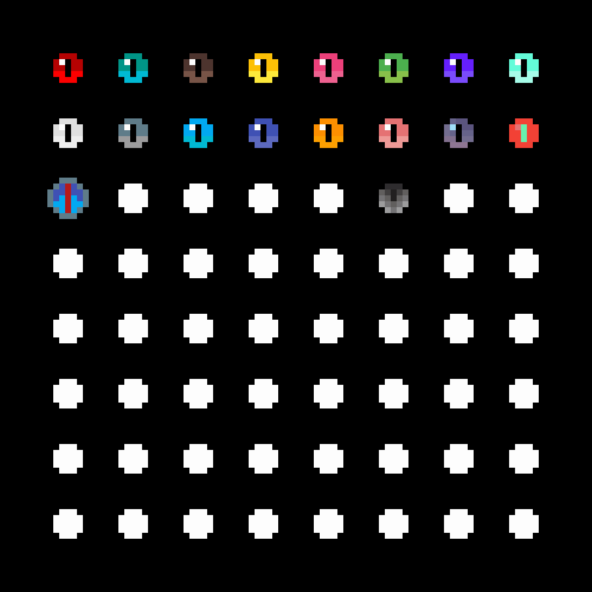 Editing eye collab - Free online pixel art drawing tool - Pixilart