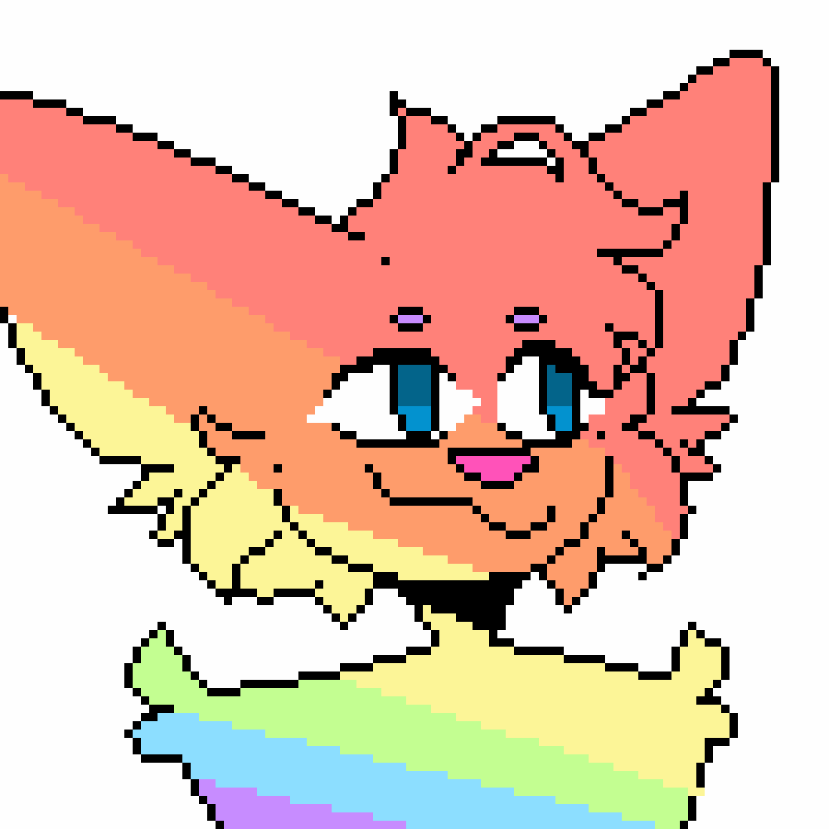 Editing Rainbow gif - Free online pixel art drawing tool - Pixilart