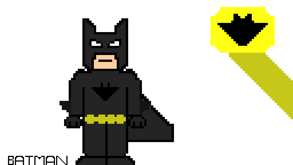Editing Batman - Free online pixel art drawing tool - Pixilart