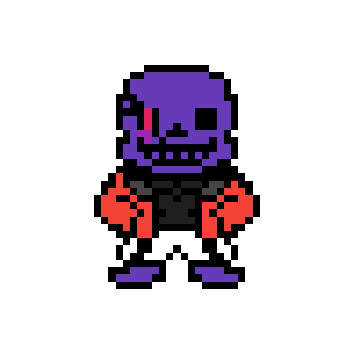 Pixilart - (Character) Broken Sans by Immediate54