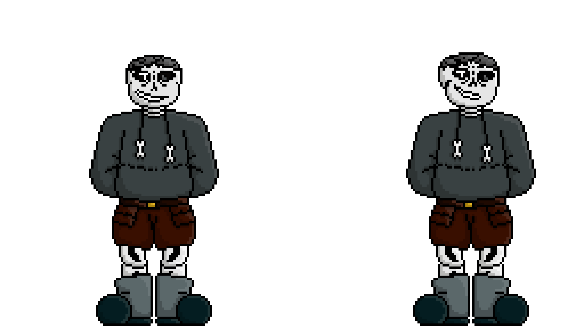 Pixilart - Improved ST sans Sprites by animator-496