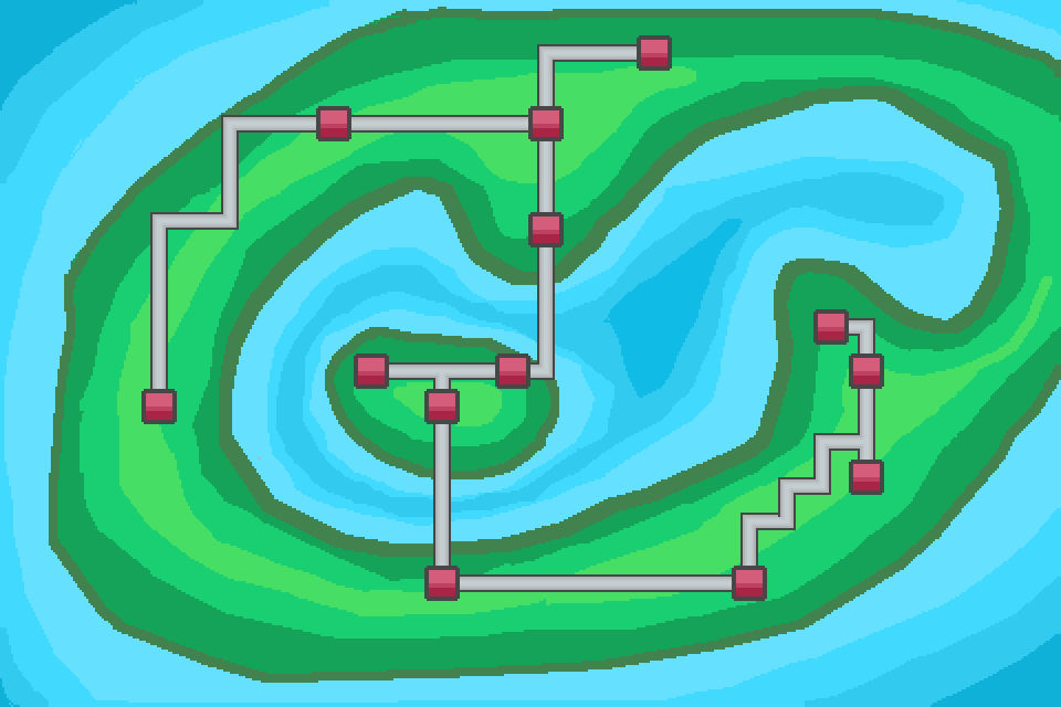 Pixilart - Pokemon Black Hex Region Map by Anonymous