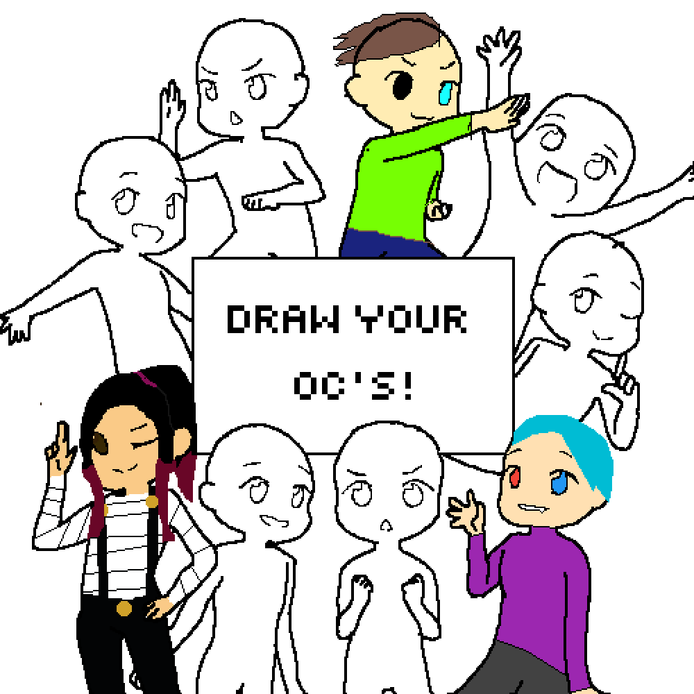 Pixilart - Draw your Oc s by Peaches-pink