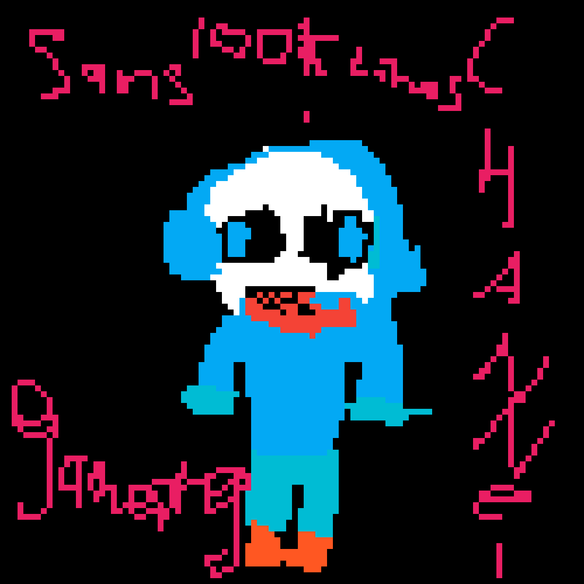 Pixilart - Sans me by OfficalGacha