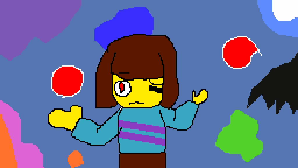 Pixilart - Frisk Battle by TacitYapper9